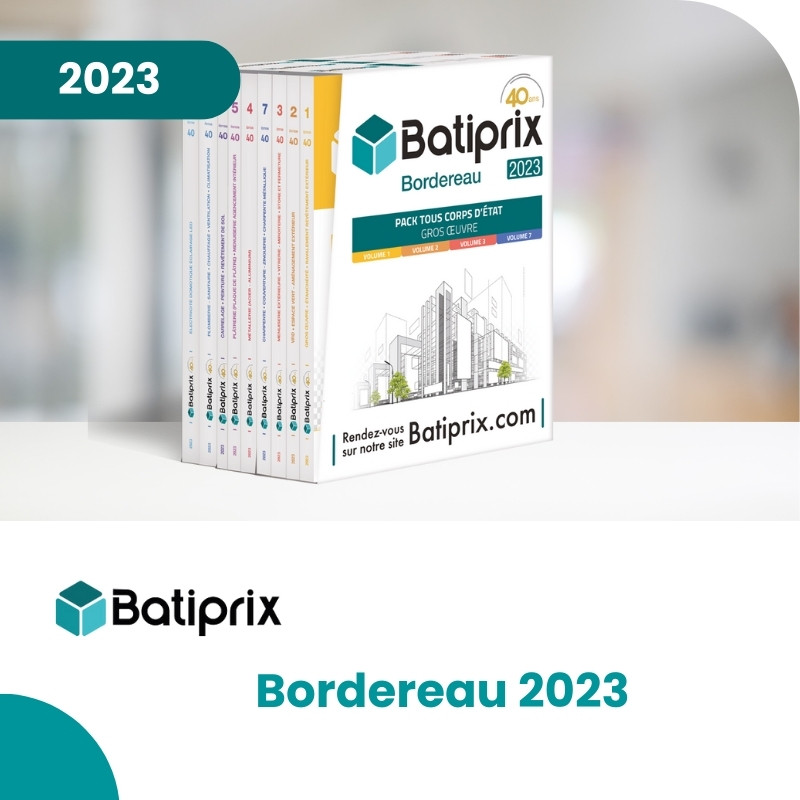 Batiprix 2026 Bordereau - Bordereau de prix du BTP